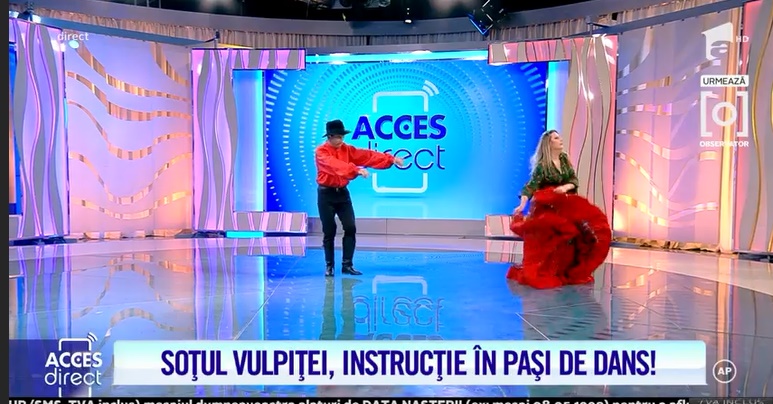 VIDEO / Moment special în direct! Soțul Vulpiței a lăsat muzica ...